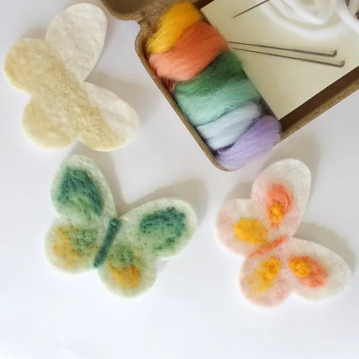 Mini Butterfly Felting Craft Kit – Buck Brook Alpacas