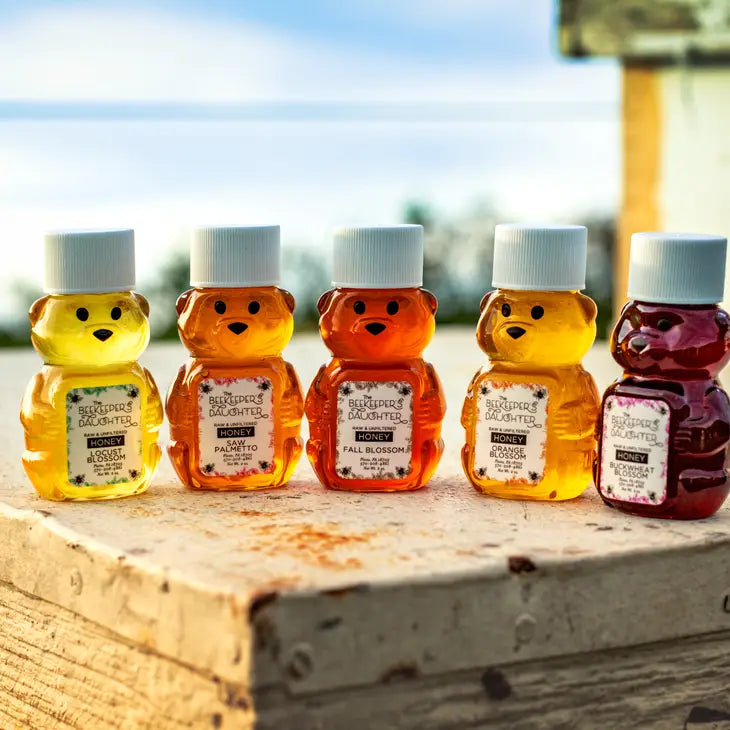 Mini Honey Bear - Raw Honey – Buck Brook Alpacas
